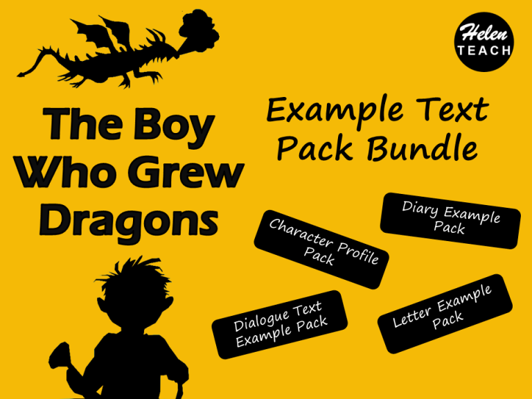 The Boy Who Grew Dragons teaching resources – WAGOLL.com